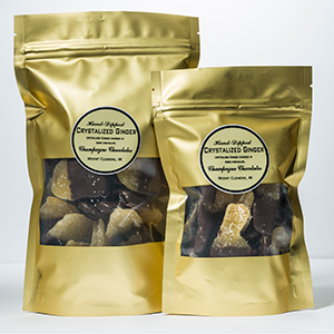 Hand Dipped Dark Chocolate Ginger – Champagne Chocolates